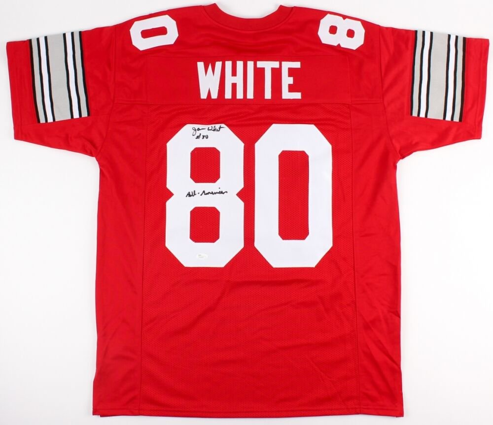 Jan White Signed Ohio State Buckeyes Jersey Inscribed "All American ...