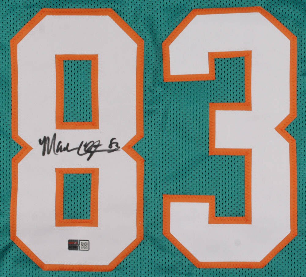 Mark Clayton Signed Miami Dolphins Jersey (Tristar Holo)5×Pro Bowl Wide ...
