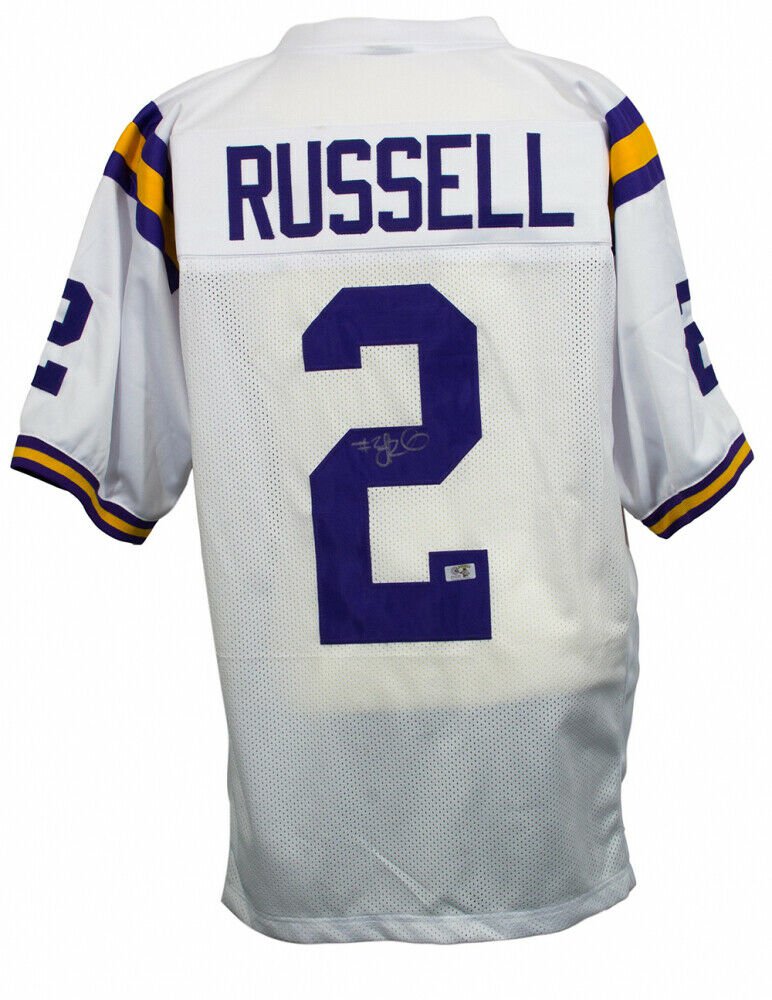 JaMarcus Russell Signed LSU Tigers Jersey (SI COA) #1 Overall Pick 2007 ...