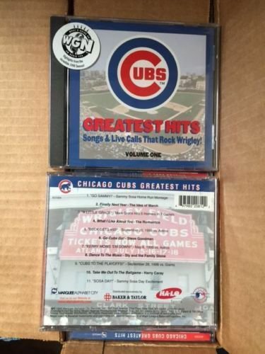 Chicago Cubs Greatest Hits Volume One Brand New In Wrapper MLB CD