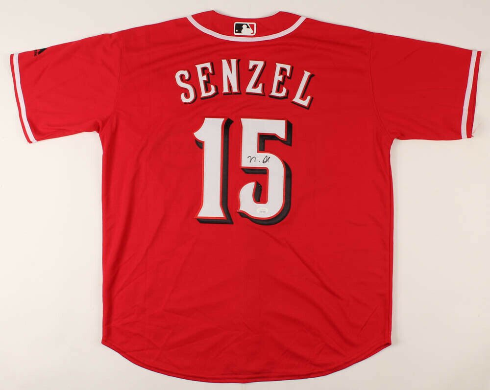 Nick Senzel Signed Cincinnati Reds Majestic MLB Jersey (JSA COA ...