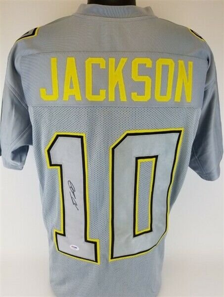 DeSean Jackson Signed Philadelphia Eagles Gray Throwback Jersey (PSA ...