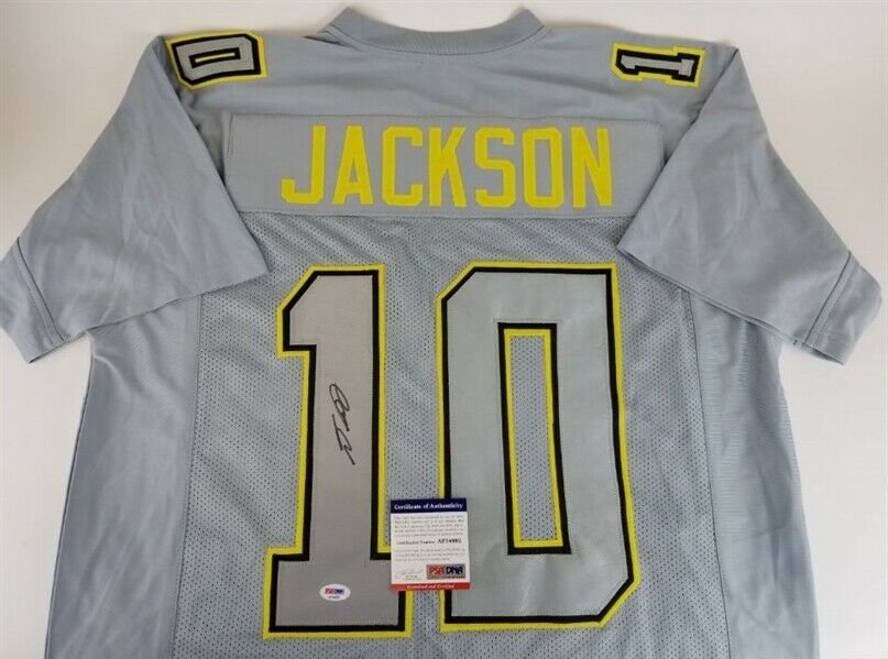 DeSean Jackson Signed Philadelphia Eagles Gray Throwback Jersey (PSA ...