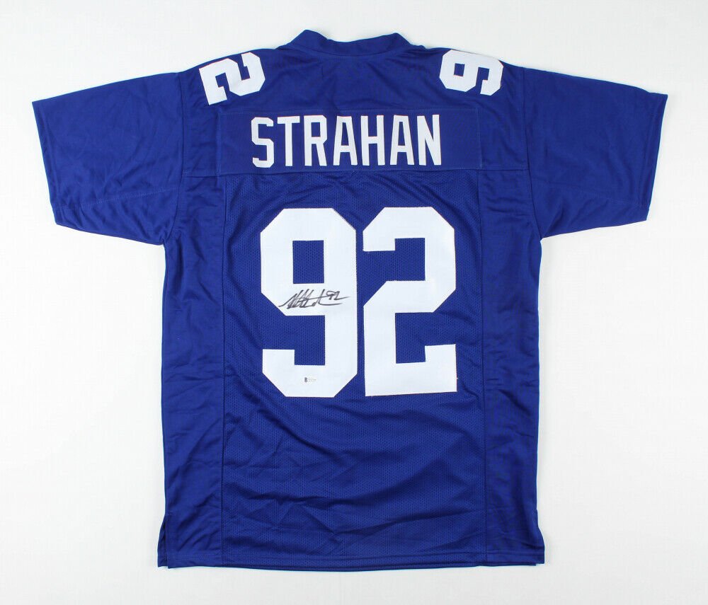 Michael Strahan New York Giants Signed Jersey (Beckett Hologram) 7×All ...
