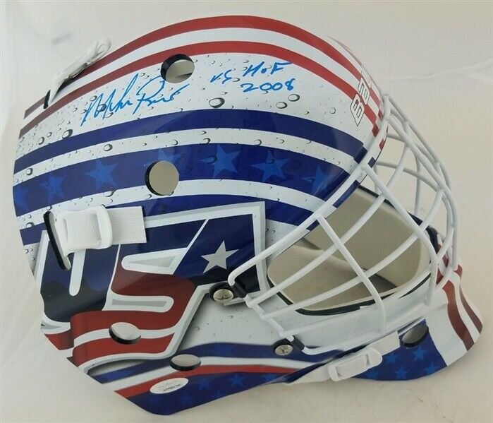 Mike Richter Signed Team USA Bauer Full Size Goalie Mask (JSA COA ...