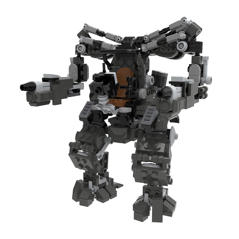 BuildMoc The M-at_rix APU Robot Model Mech Minifig Scale 423 Pieces for ...