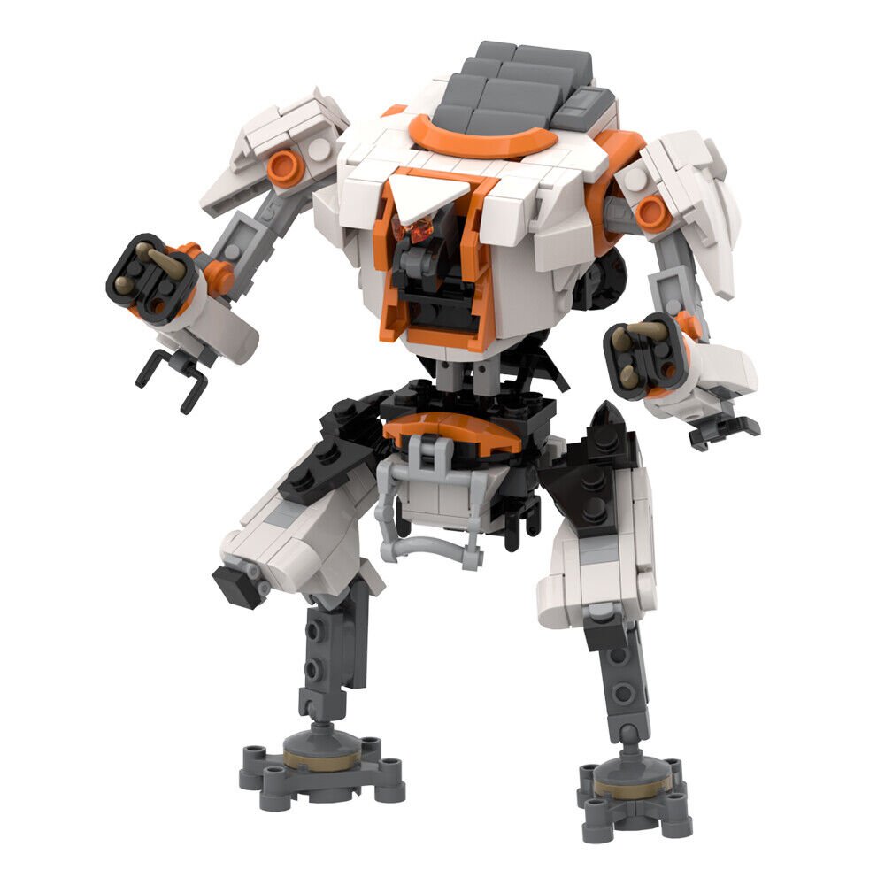 BuildMoc Mech Robot Model 336 Pieces from First Person Shooter Game