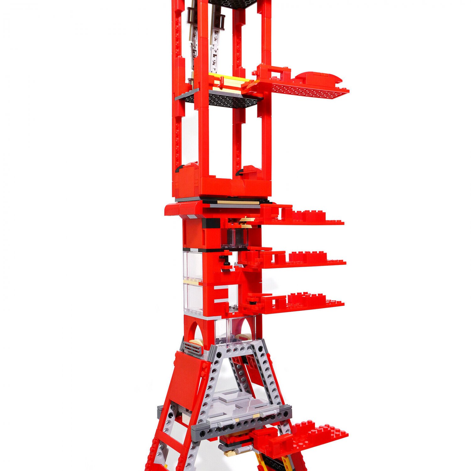 BuildMoc Saturn V Mobile Launcher Tower Launching Platform 1211 Pieces