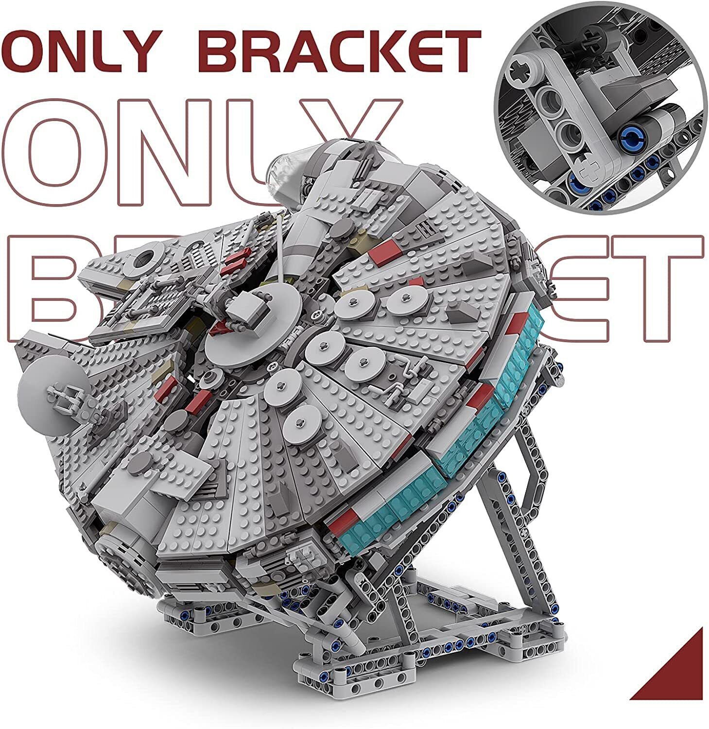 Vertical Display Bracket Stand Building Bricks Toys for 75257 ...