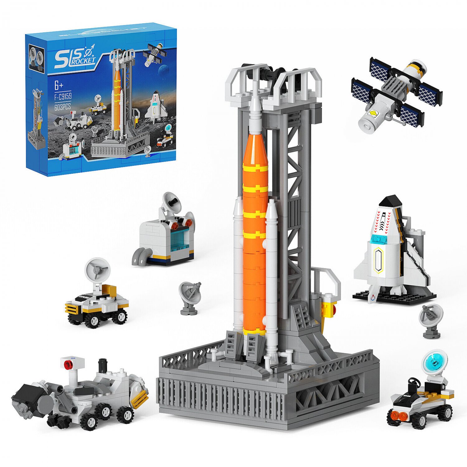 SLS Transport Rocket Launch Platform Model Building Brick Toy Space ...