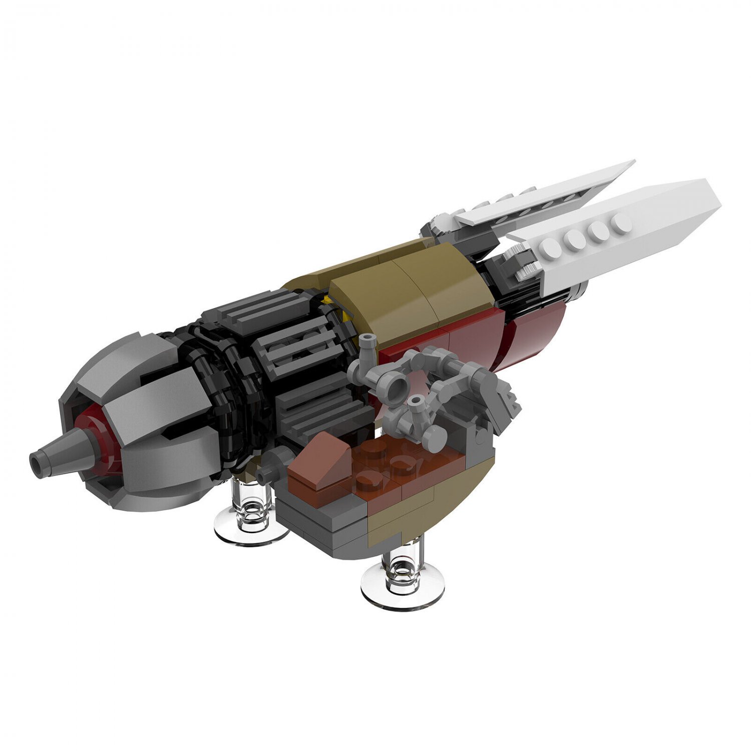 BuildMoc The Marshall's Swoop Bike Model 138 Bricks