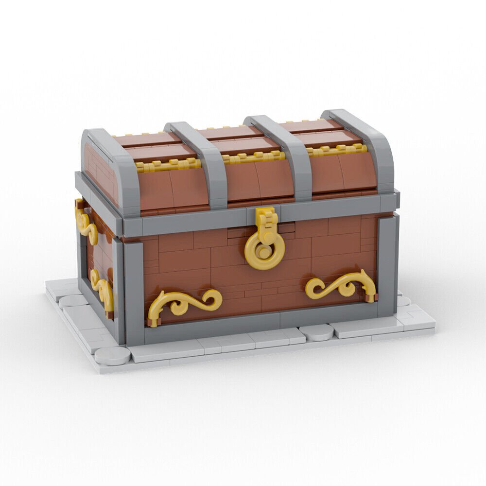 Working Mechanical Mimic Chest Model Building Brick Toy MOC Blocks Set ...