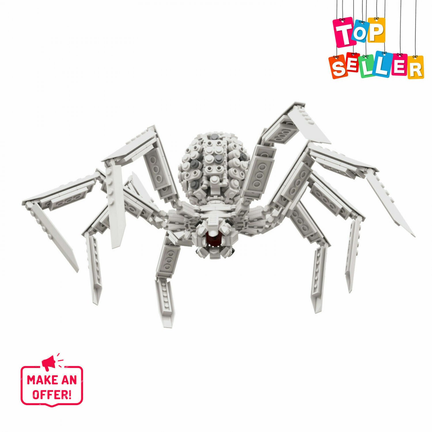 BuildMoc Model Krykna The Ice Spider 462 Pieces Building Blocks Toys ...