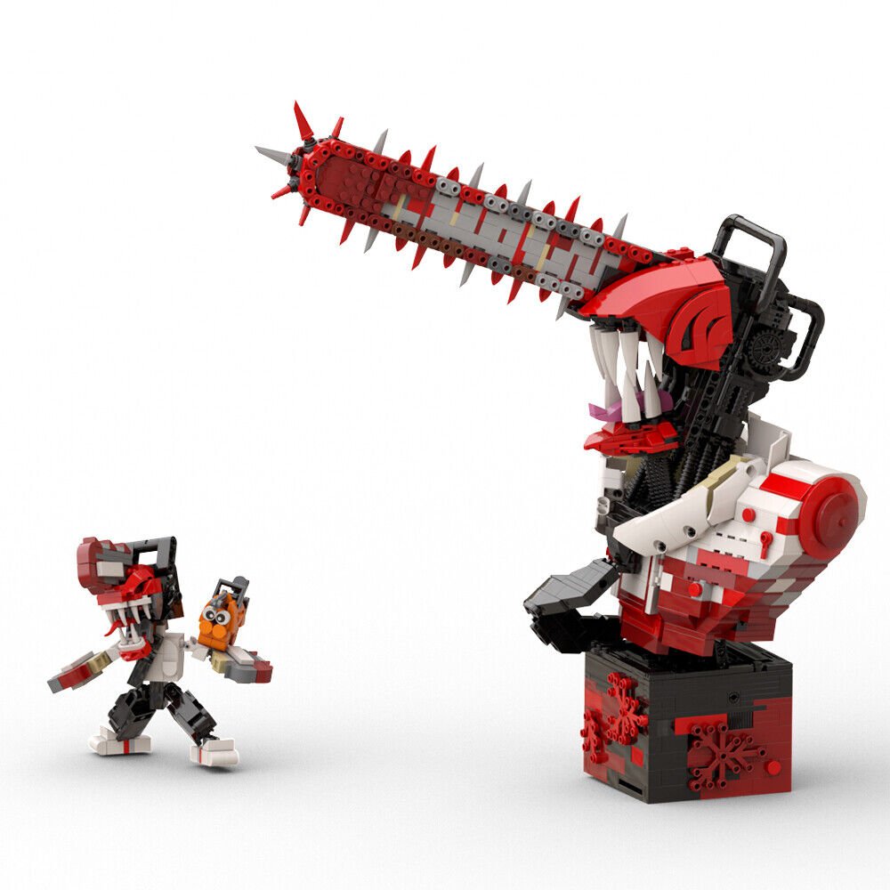 BuildMoc C_h-a-i-n-saw Monster Model from Comic Series 1323 Pieces ...