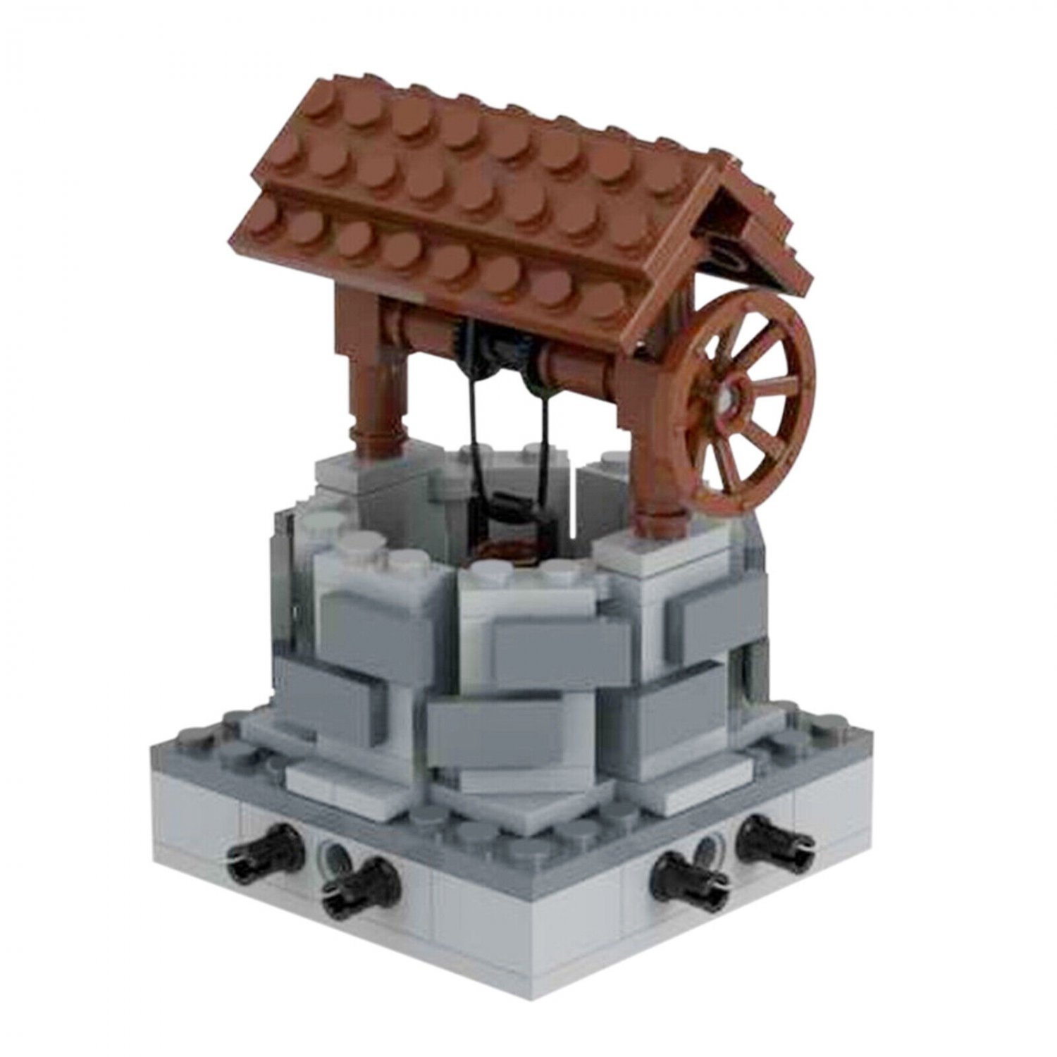 BuildMoc Water Well Modular Building Model 109 Bricks