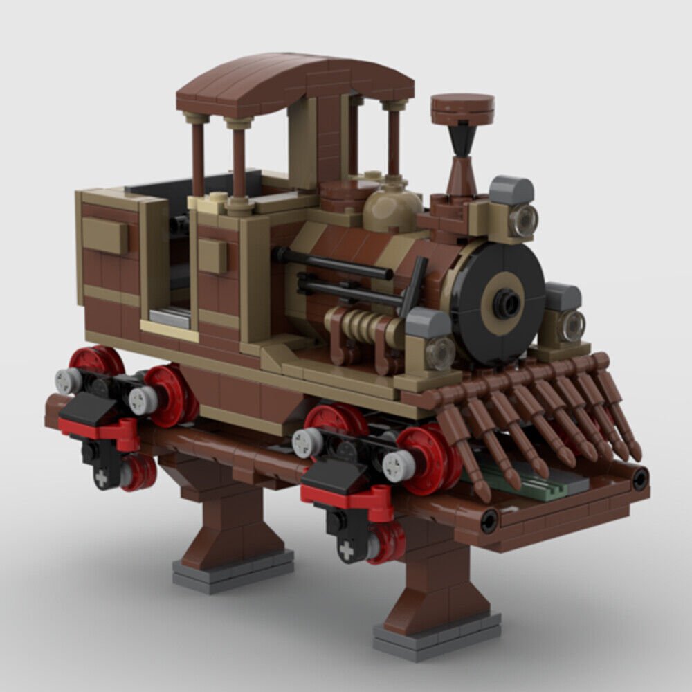 BuildMoc Runaway Mine Train Building Toy Kit 990 Pieces