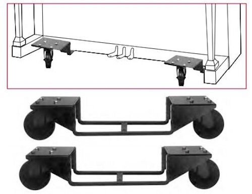 5” Caster Heavy Duty Twin Dollies Dolly Upright Piano