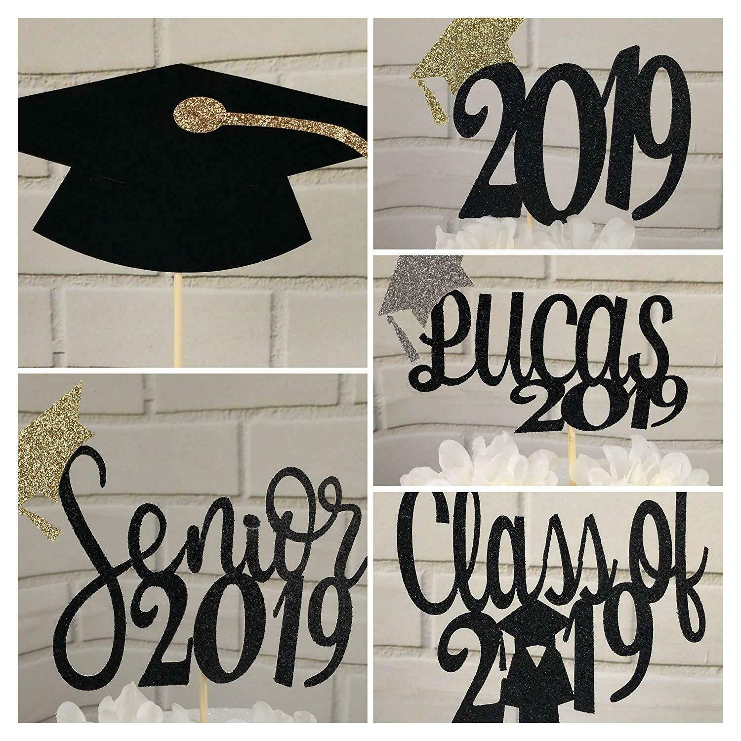 Personalized 2019 2020 Graduation Centerpiece Toppers