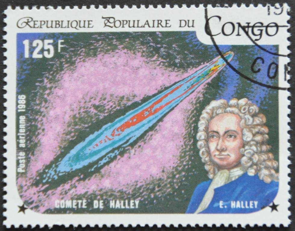 Congo Cosmos Halley's Comet 1985