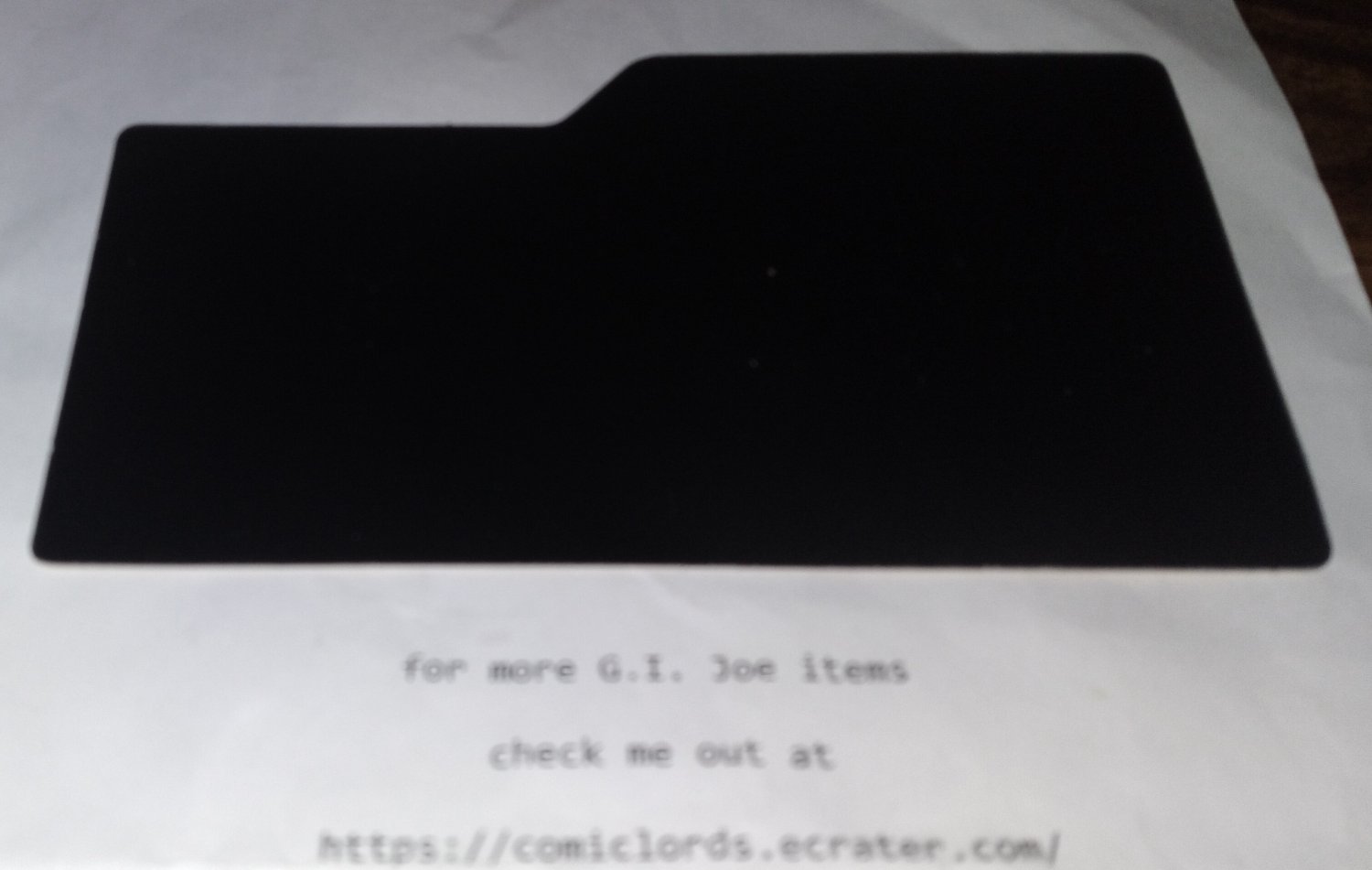Lt Torpedo V2 Filecard 25th Anniversary Sea Command G.I. Joe GI JOE ...
