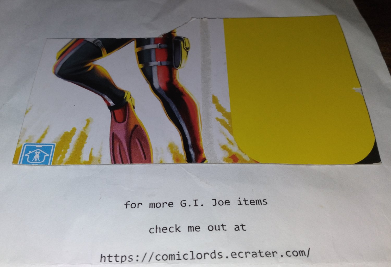 Cobra Diver Filecard 25th Anniversary 2008 G.I. Joe GI JOE File Card