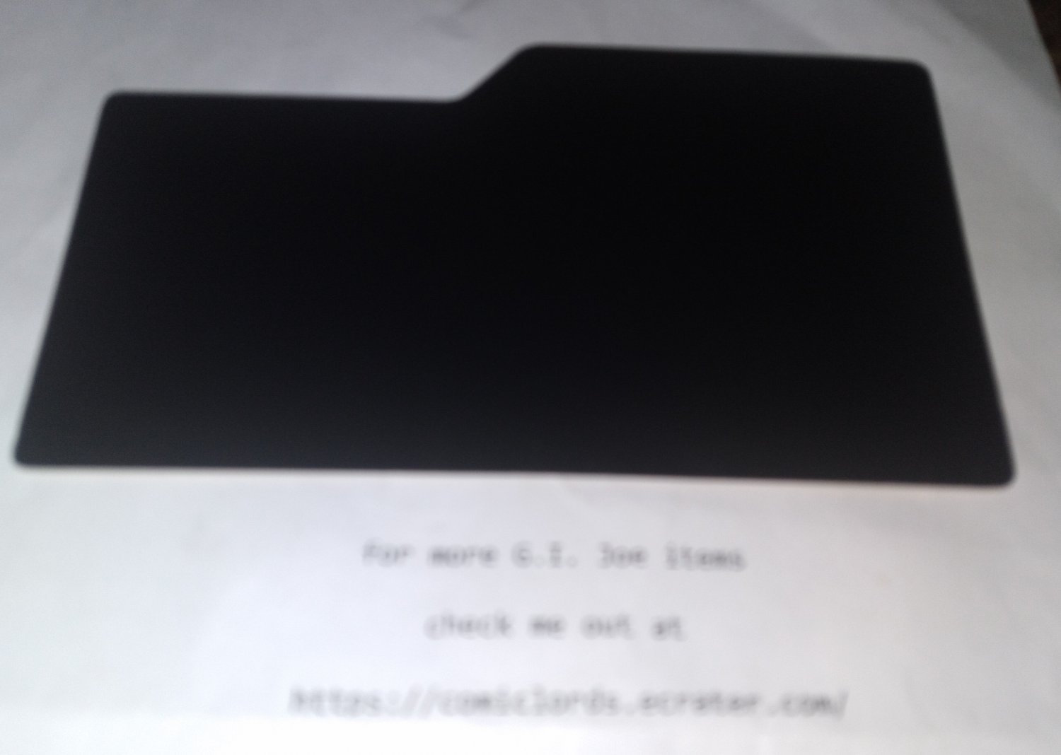 G.I. Joe Hawk V2 Filecard 25th Anniversary GI JOE G.I. Joe File Card