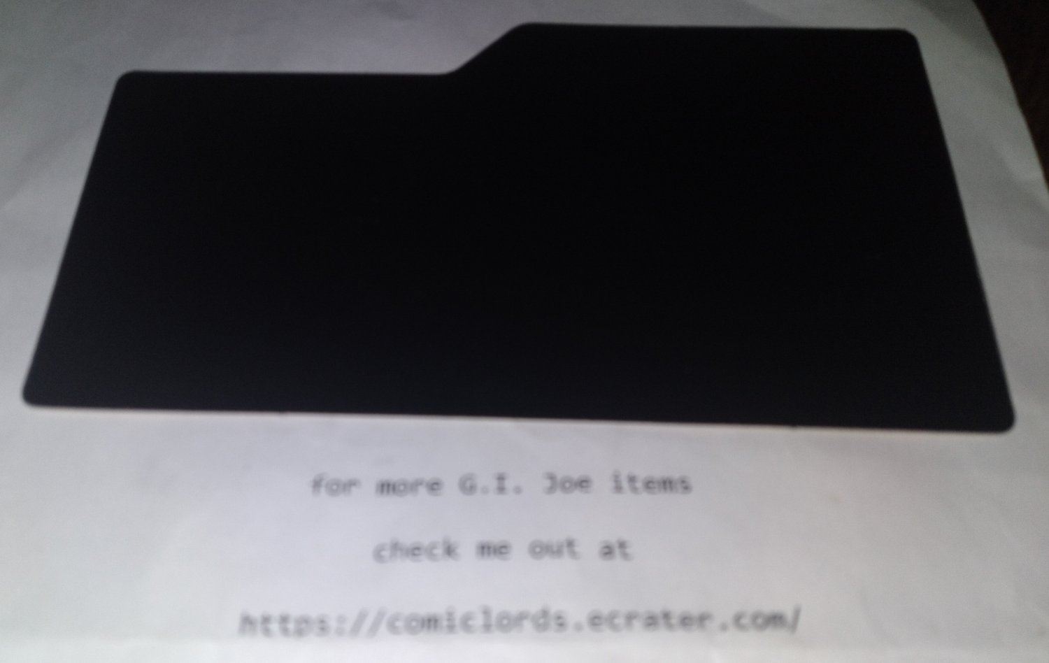 Beachhead V11 Filecard 25th Anniversary GI JOE G.I. Joe File Card