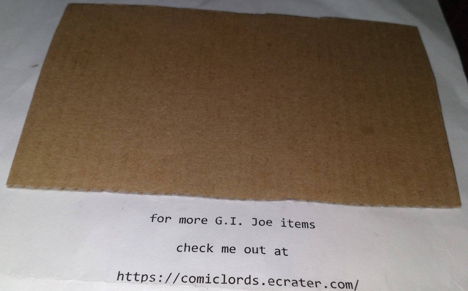 Sharc Tooth Filecard 25th Anniversary GI Joe G.I. Joe