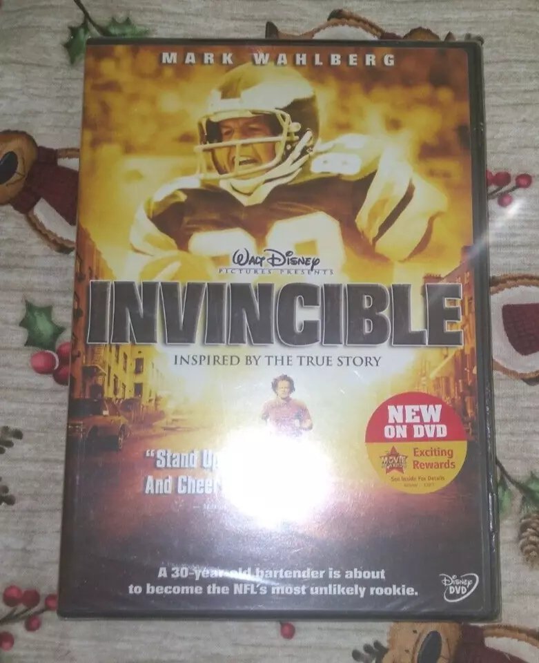 Invincible (DVD, 2006) Mark Wahlberg Walt Disney Presents Factory Sealed