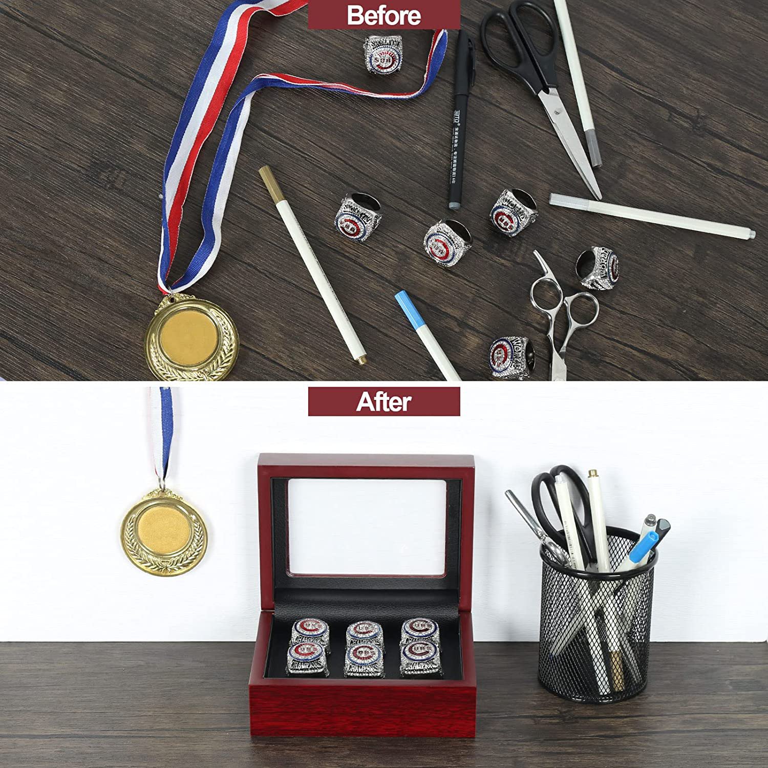 Championship Ring Display Case,Sports Baseball Ring Display Case Box ...