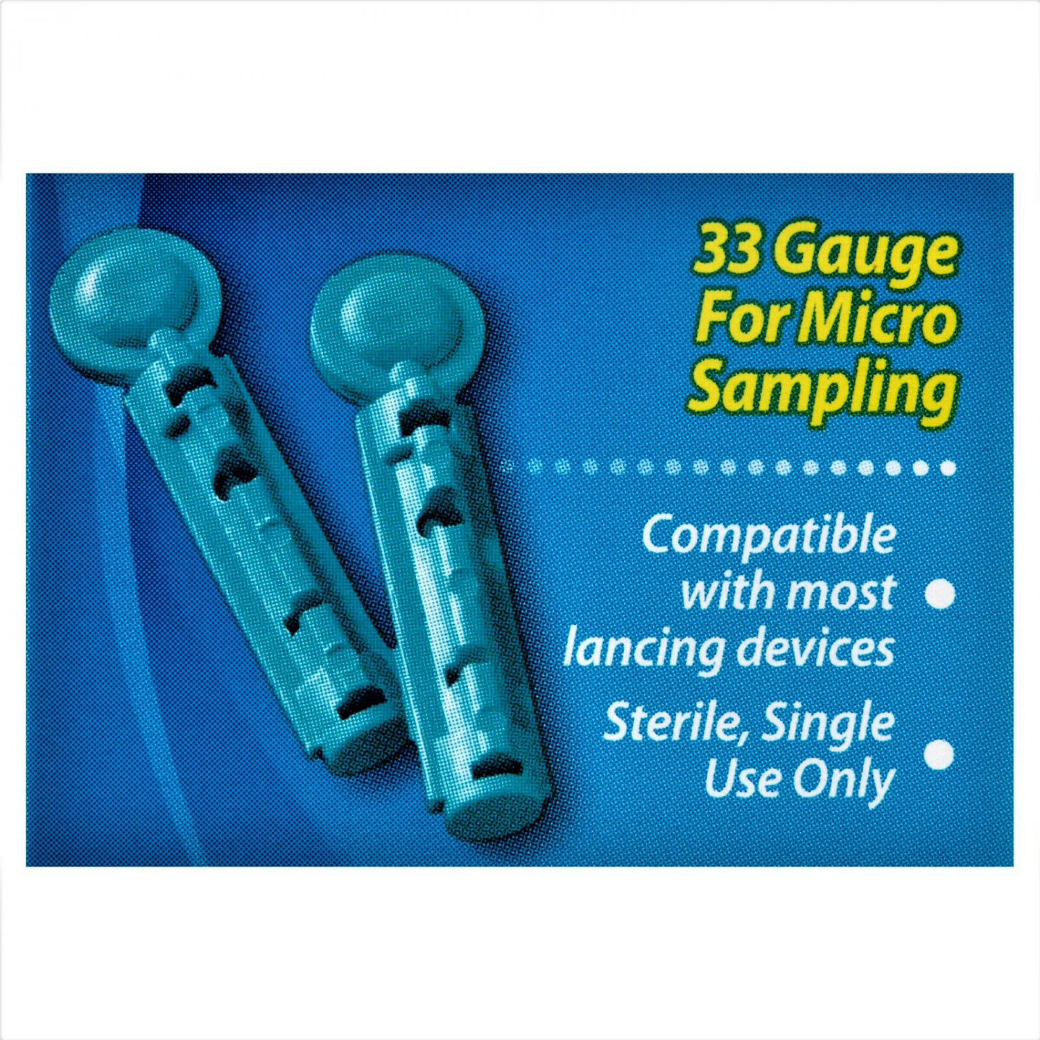 ReliOn Micro-Thin Lancets 100 Lancets 33 Gauge For Micro Sampling