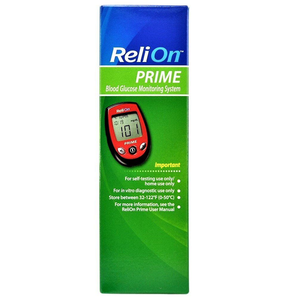 ReliOn Prime Blood Glucose Monitoring System (Red)