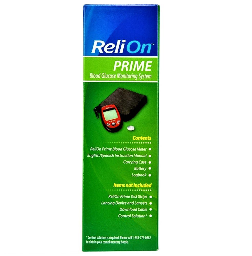 ReliOn Prime Blood Glucose Monitoring System (Red)