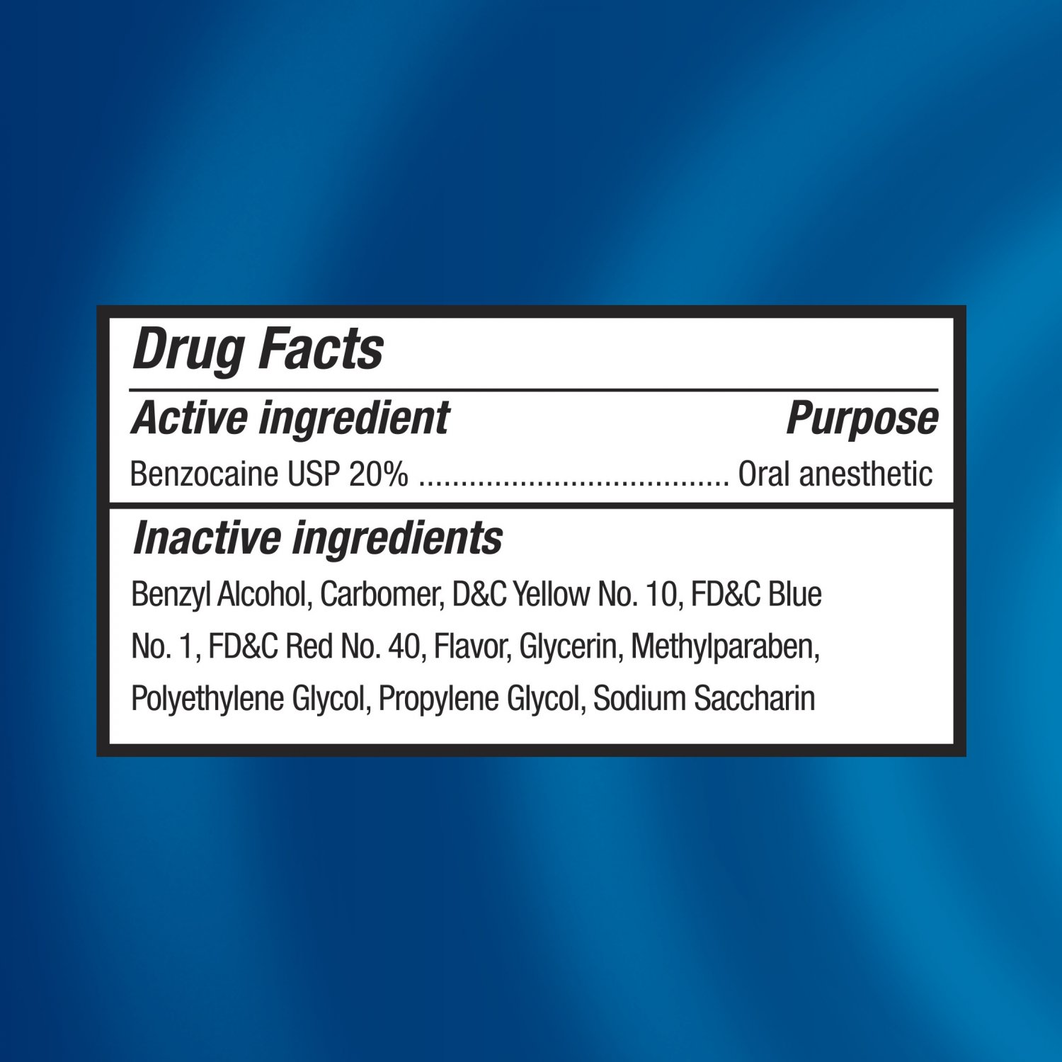 Equate Orasol Oral Anesthetic Gel 0.33 Oz