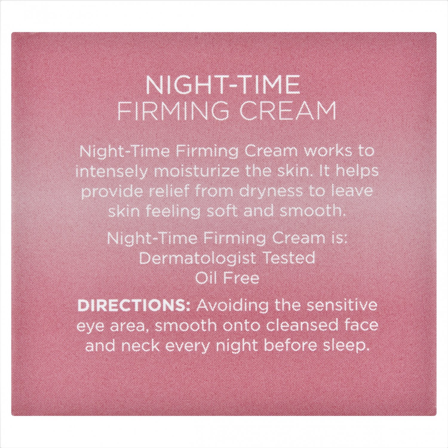 Equate Beauty Firming Night Cream, Oil Free 2 oz