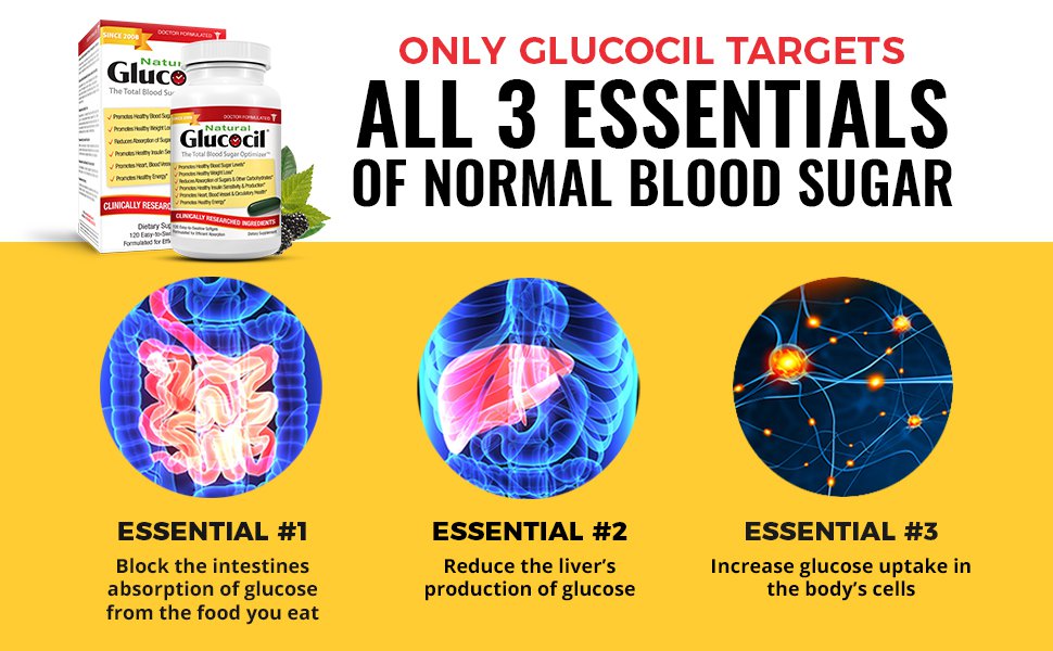 Glucocil The Total Blood Sugar Optimizer 60 Softgels