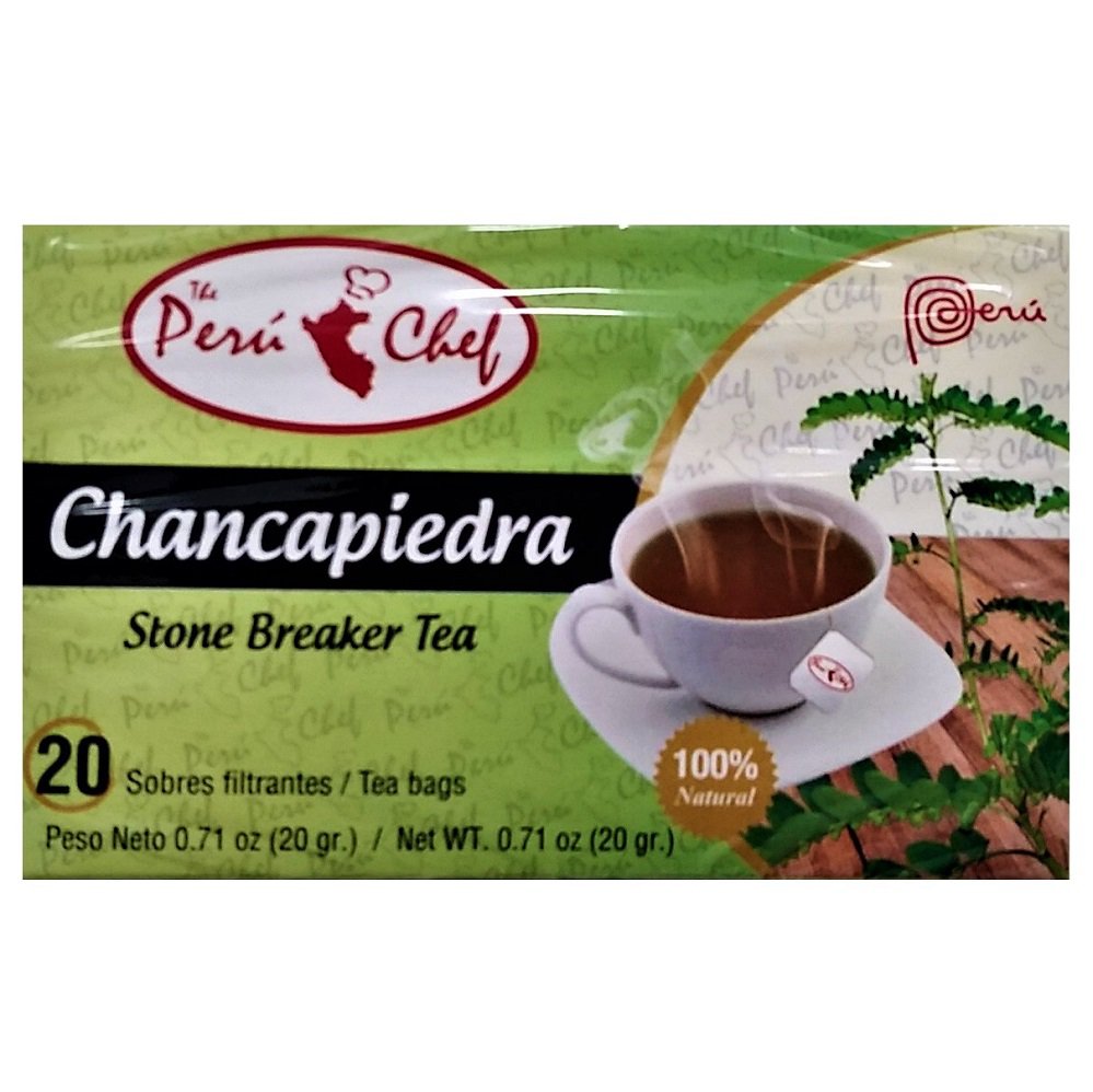 The Peru Chef Stone Breaker Tea Chancapiedra (20 Tea Bags Box) 2 Boxes