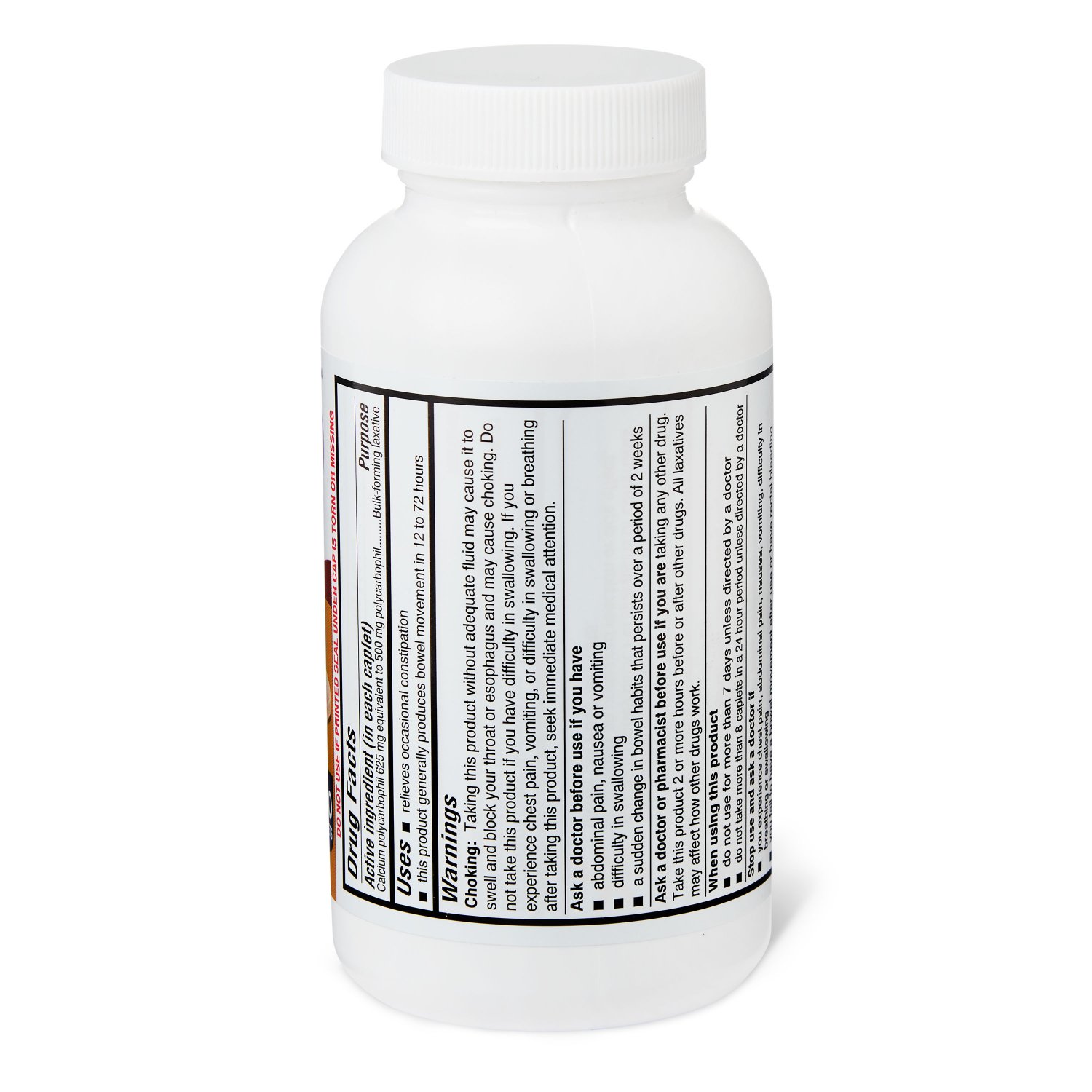 Equate Fiber Therapy Calcium Polycarbophil 625 mg 140 Caplets