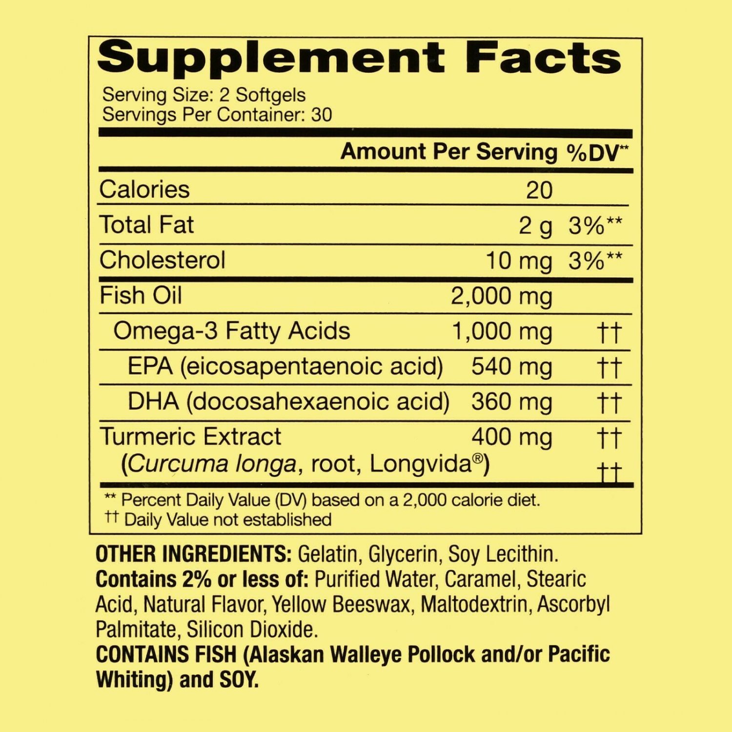 Spring Valley Cognitive Health Brain Heart & Joint Support Omega ...