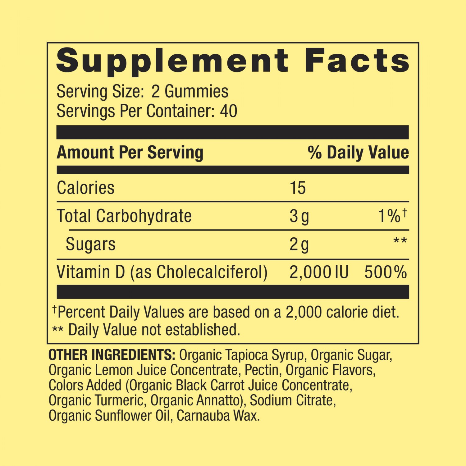 Spring Valley Vitamin D3 Gummies Bones & Immune Health 2000 IU 160 Gummies