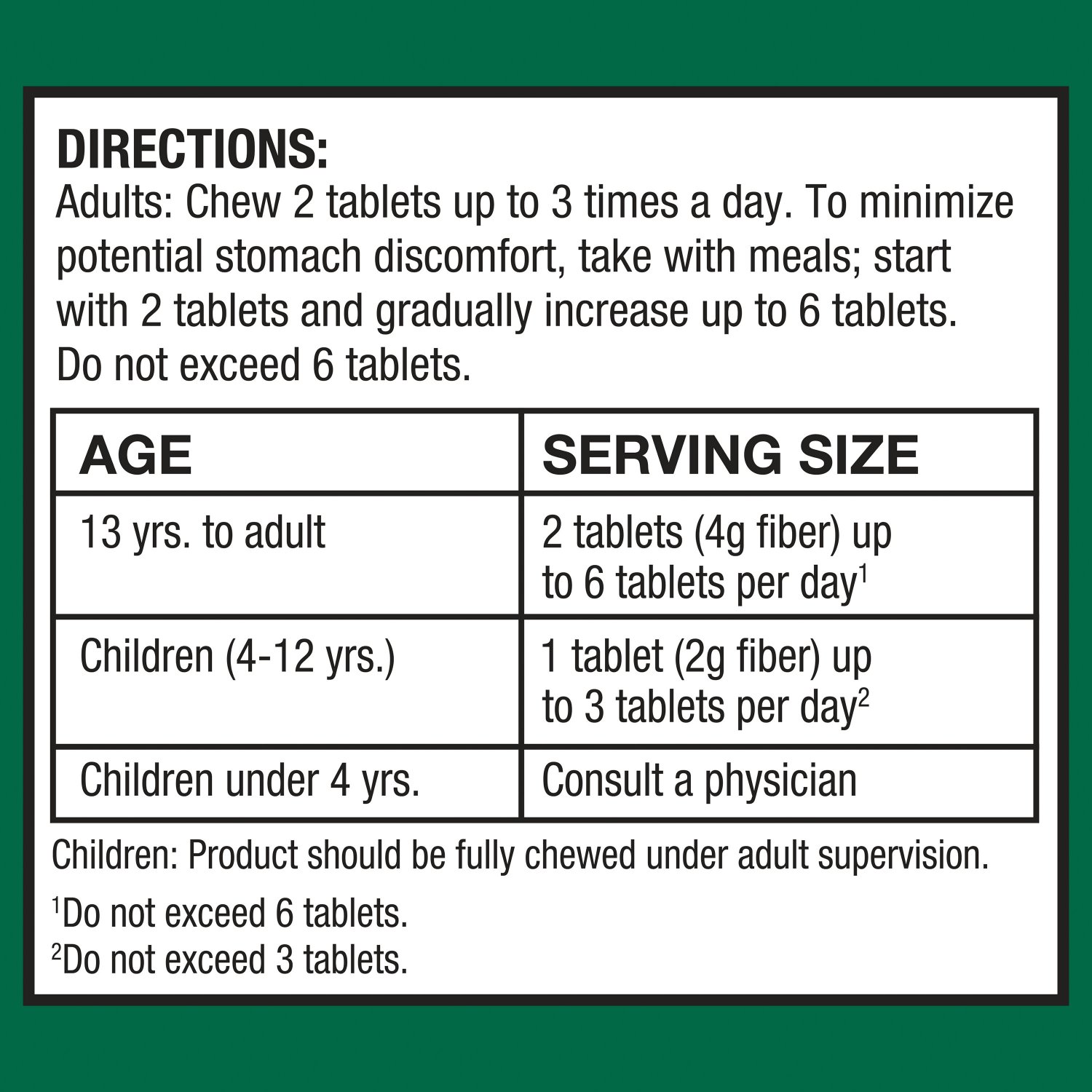 Equate Fiber Supplement Assorted Fruit Flavors Chewable Tablets 90 Count