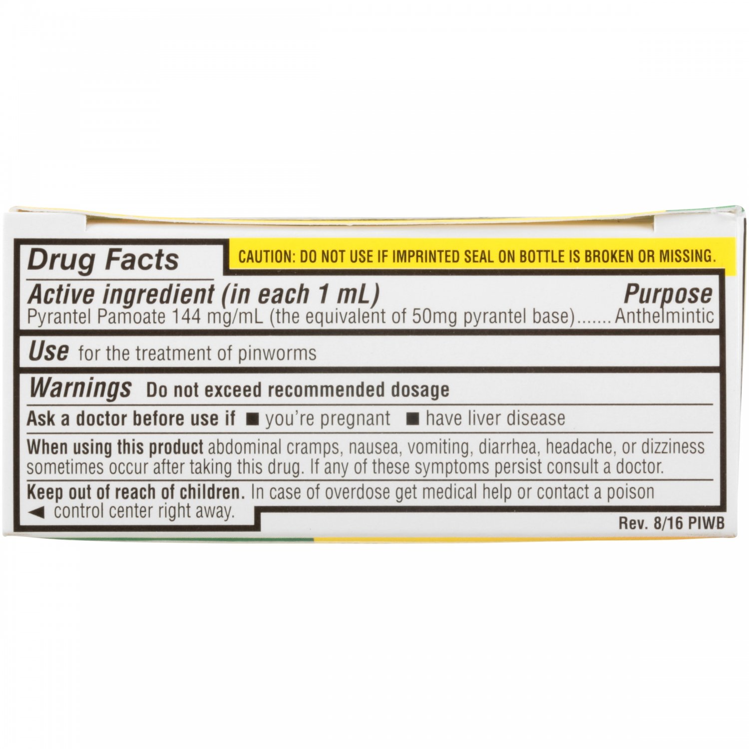 Reese's Pinworm Medicine, Tratamiento Oxiuros, 1 Oz