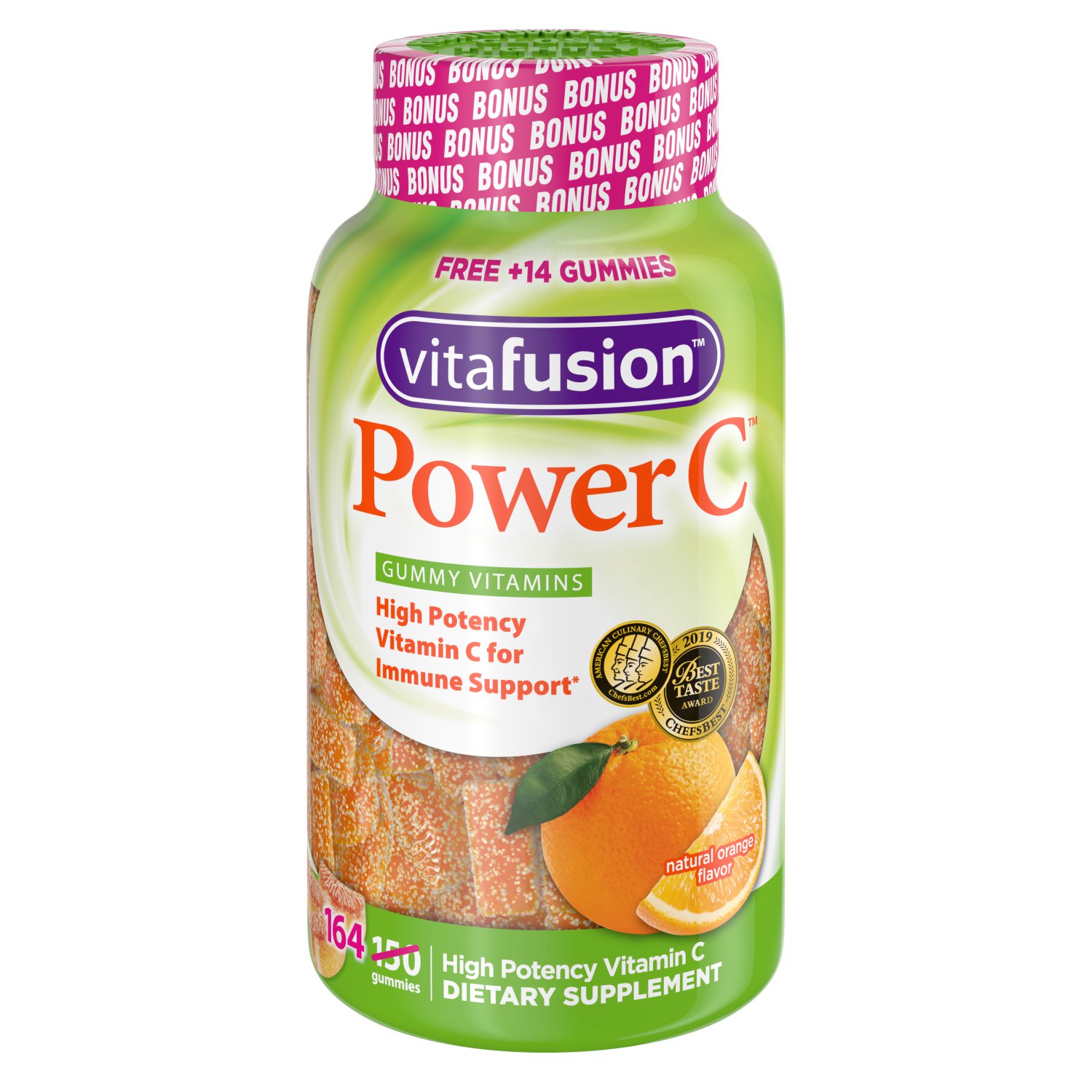 Vitafusion Power C Gummy Vitamins, 164 Count