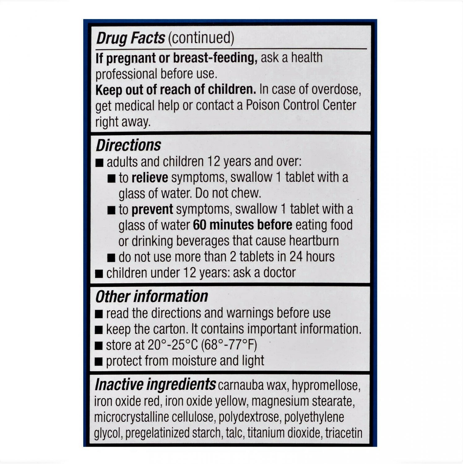 CVS Health Famotidine 10 mg Acid Controller 30 Tablets