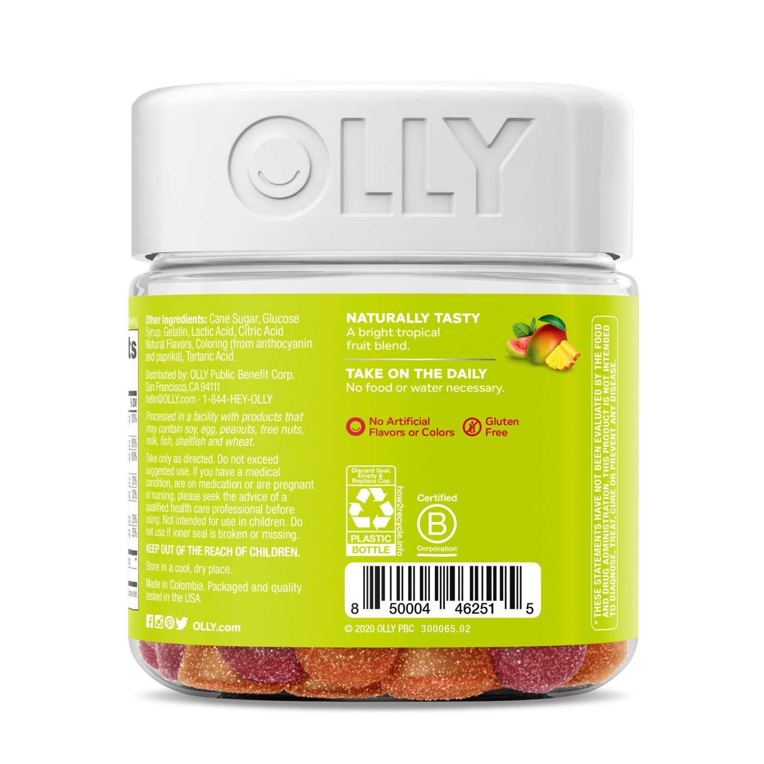 OLLY Adult Multi + Probiotic Gummy Supplement - 70 Count