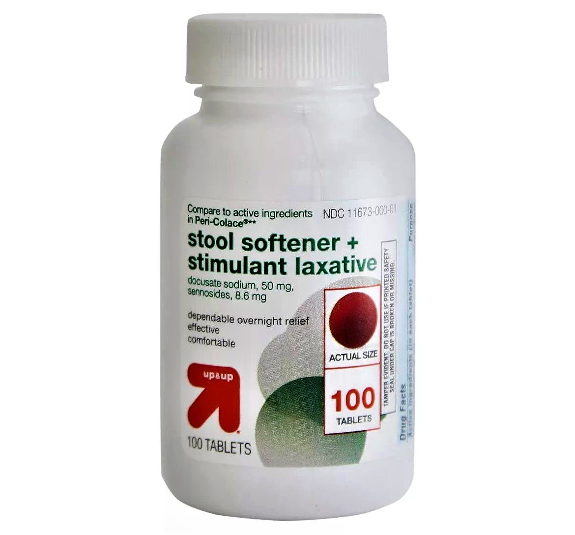 Laxative with Stool Softener 100 Tablets - up & up™