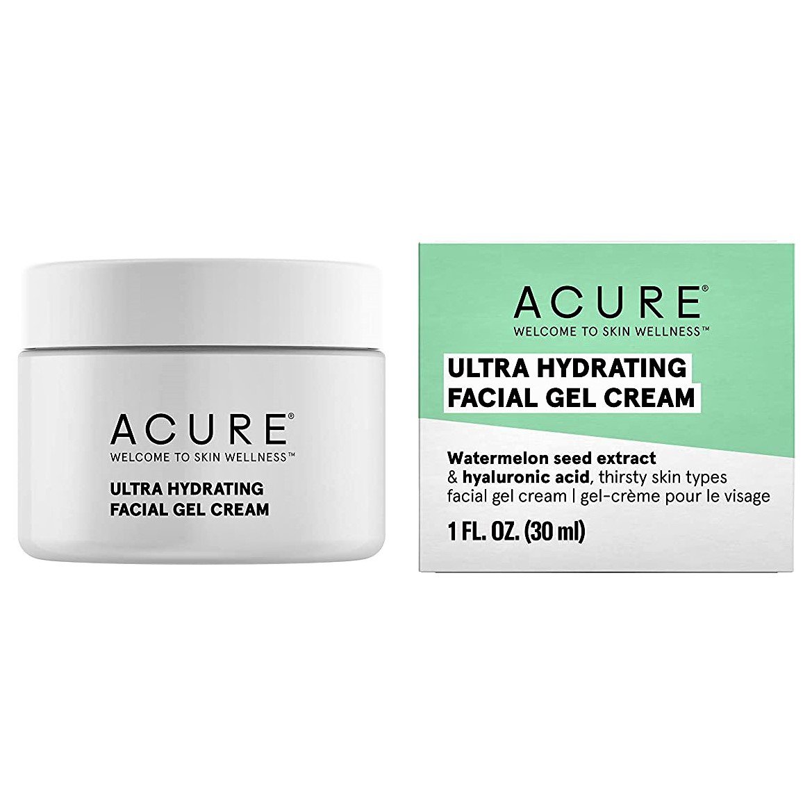 Acure, Ultra Hydrating, Facial Gel Cream, 1 fl oz (30 ml)