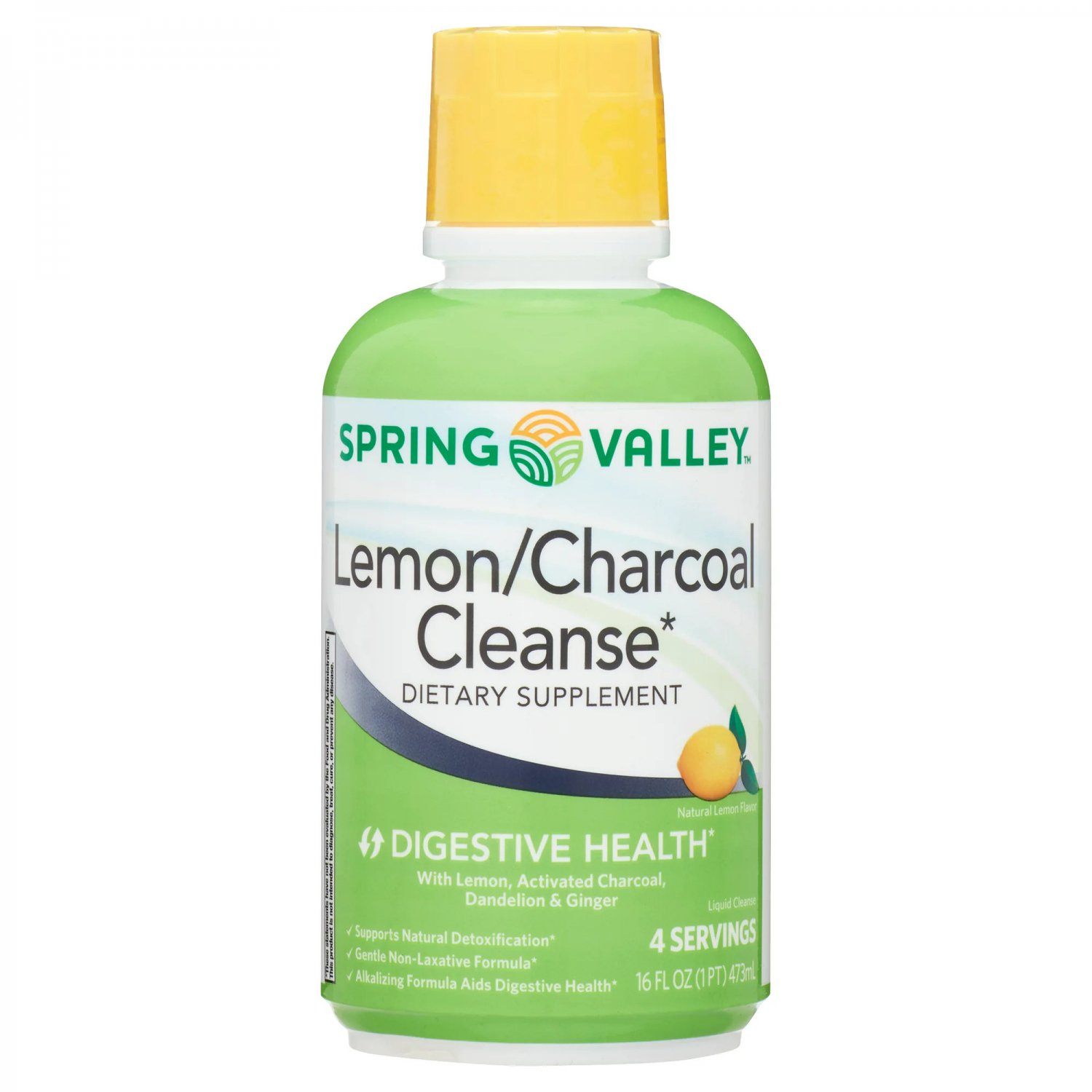Spring Valley Lemon/Charcoal Colon Cleanse, 16 oz