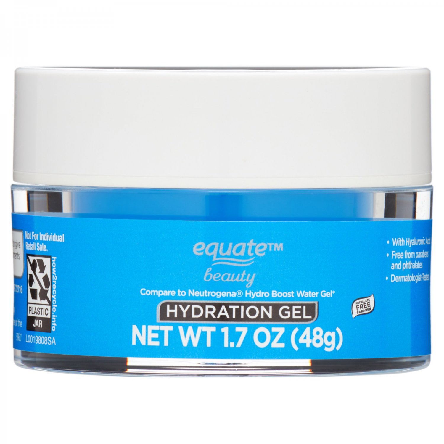 Equate Beauty Hydration Gel Facial and Neck Moisturizer, 1.7 oz