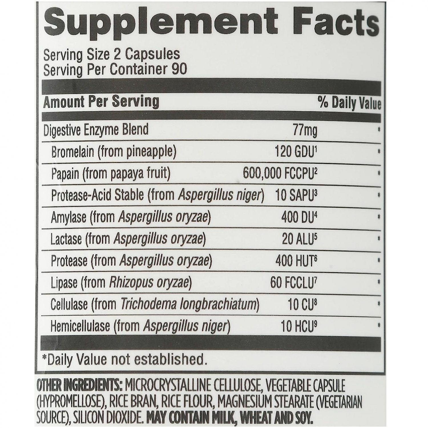 365 by Whole Foods Market Wholezyme, Enzyme Complex 180 Vegetarian Capsules